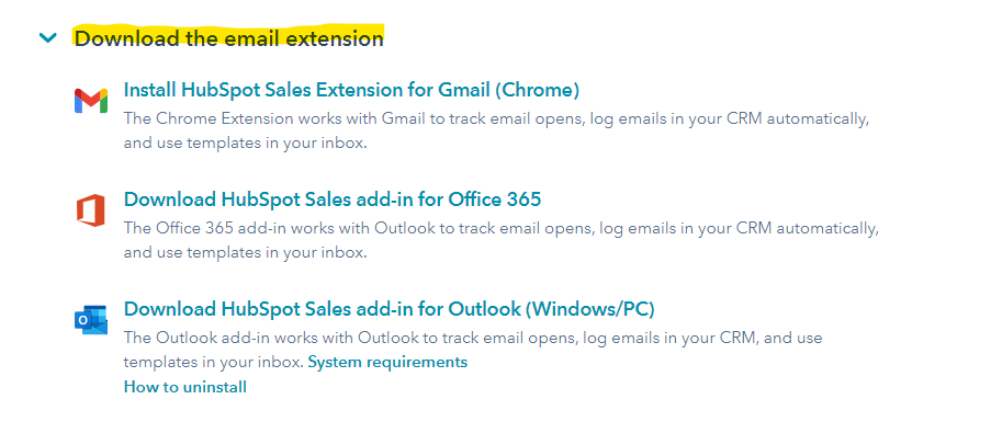 Connecting HubSpot Add-On for Microsoft Outlook