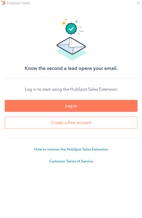 Connecting HubSpot Add-On for Microsoft Outlook