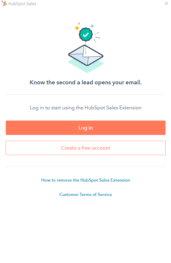 Connecting HubSpot Add-On for Microsoft Outlook